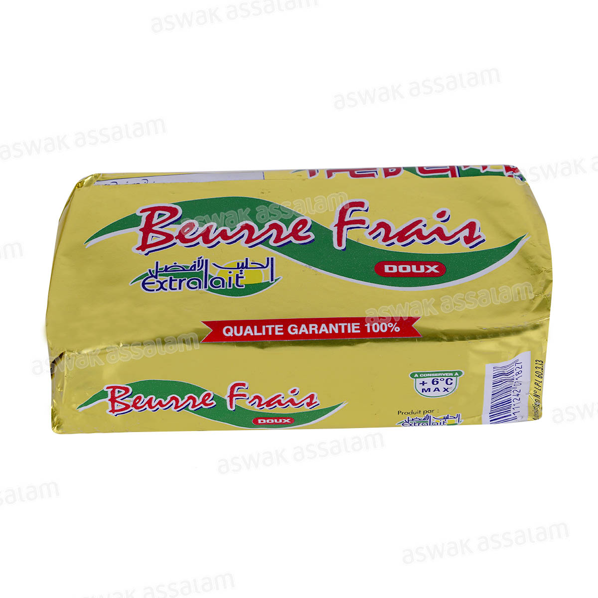 BEURRE FRAIS 82% MG 450G EXTRALAIT - Aswak Assalam